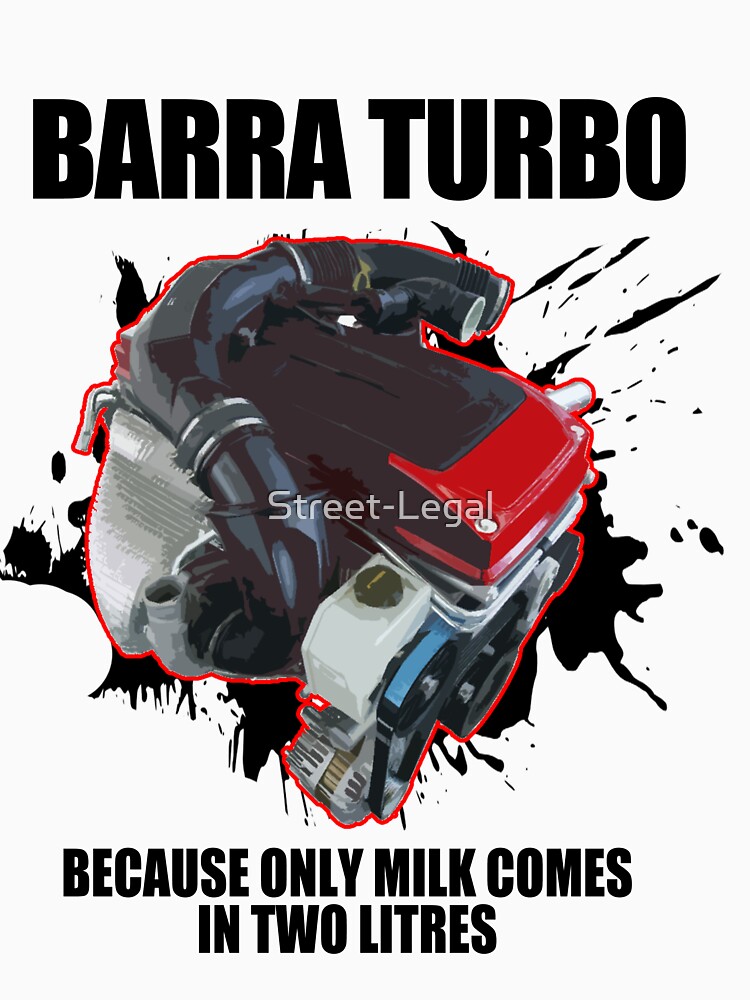 "BARRA TURBO" T-shirt for Sale by Street-Legal | Redbubble