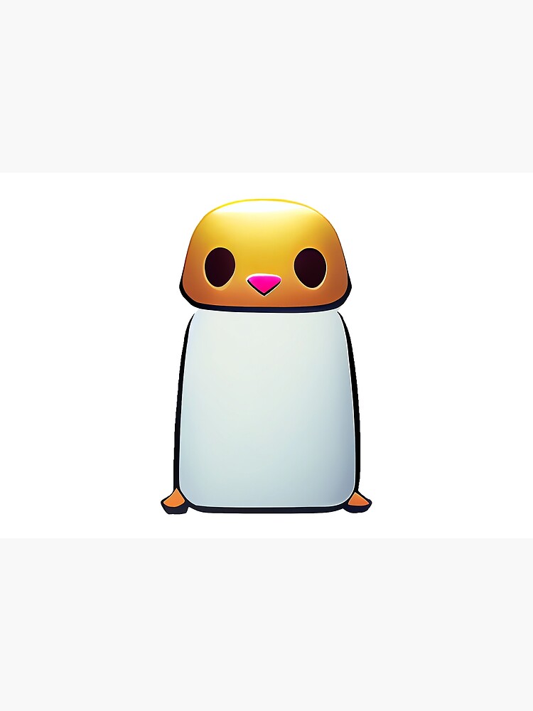 "Penguin emoji emoticon - Created by Artificial Intelligence" Poster ...