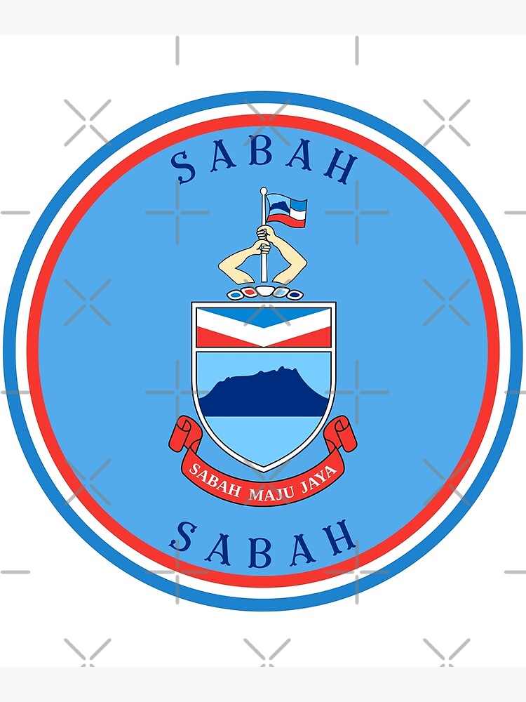 "Malaysian State of Sabah" Poster for Sale by FedSherDesign | Redbubble