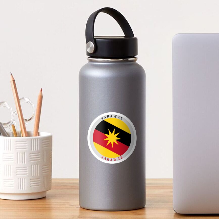 "Malaysian State of Sarawak" Sticker for Sale by FedSherDesign | Redbubble