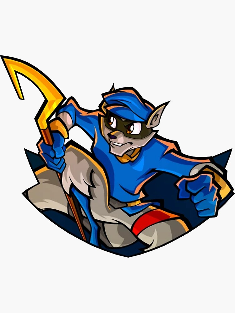 "sly raccoon videogames" Sticker for Sale by MarijaAlbert | Redbubble