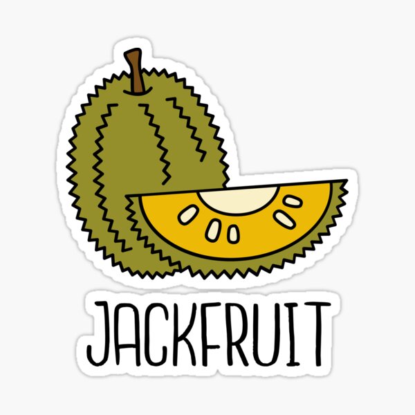 "Jackfruit Tropical Fruit " Sticker for Sale by ColoursView | Redbubble