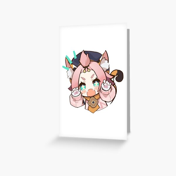 "Genshin Impact Chibi Childe " Greeting Card for Sale by Flowfellshop ...