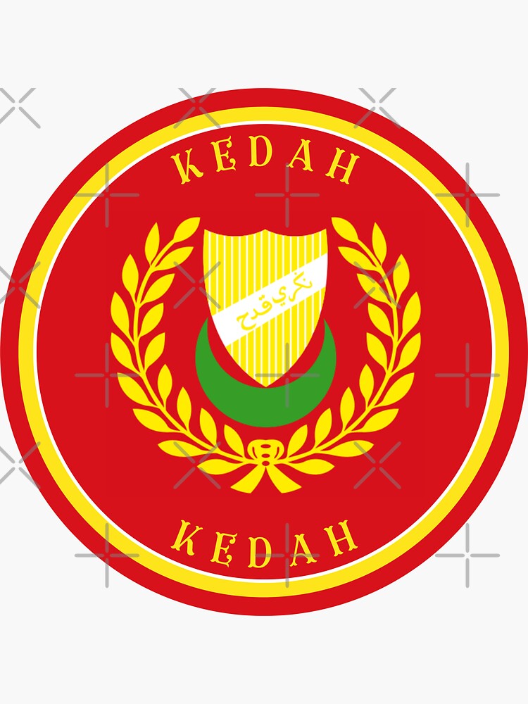 "Malaysian State of Kedah" Sticker for Sale by FedSherDesign | Redbubble