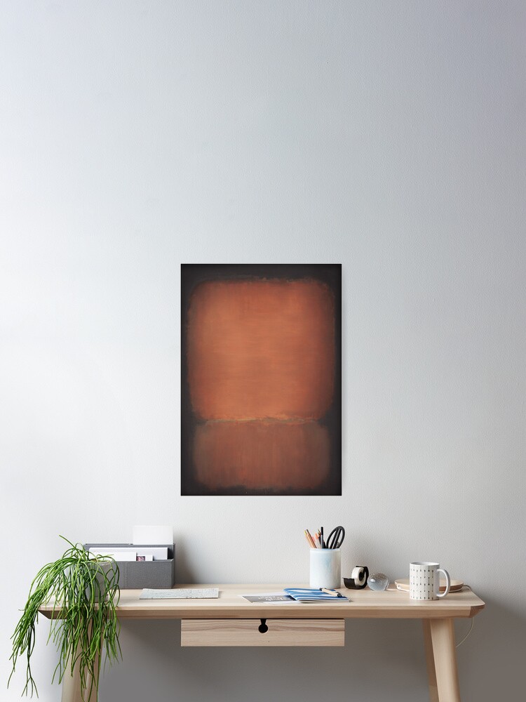 "Mark Rothko Brown and Beige" Poster for Sale by Theresasteward | Redbubble