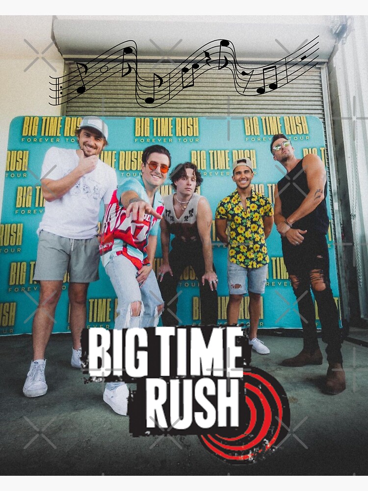 "Big Time Rush BTR Band" Sticker for Sale by francisxaveria | Redbubble