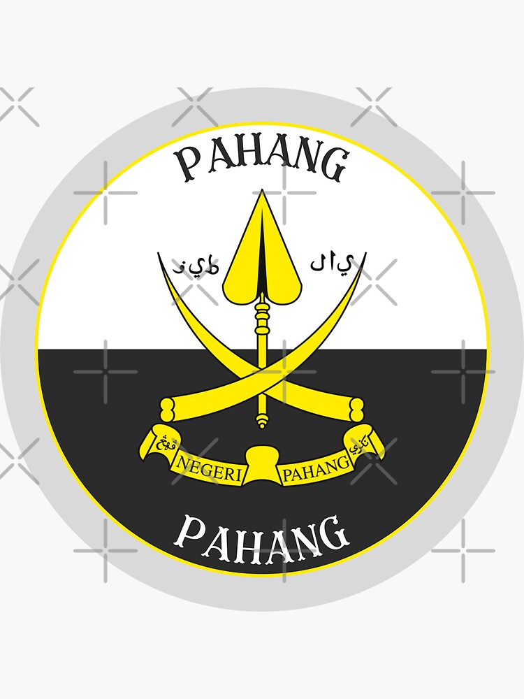 "Malaysian State of Pahang" Sticker for Sale by FedSherDesign | Redbubble
