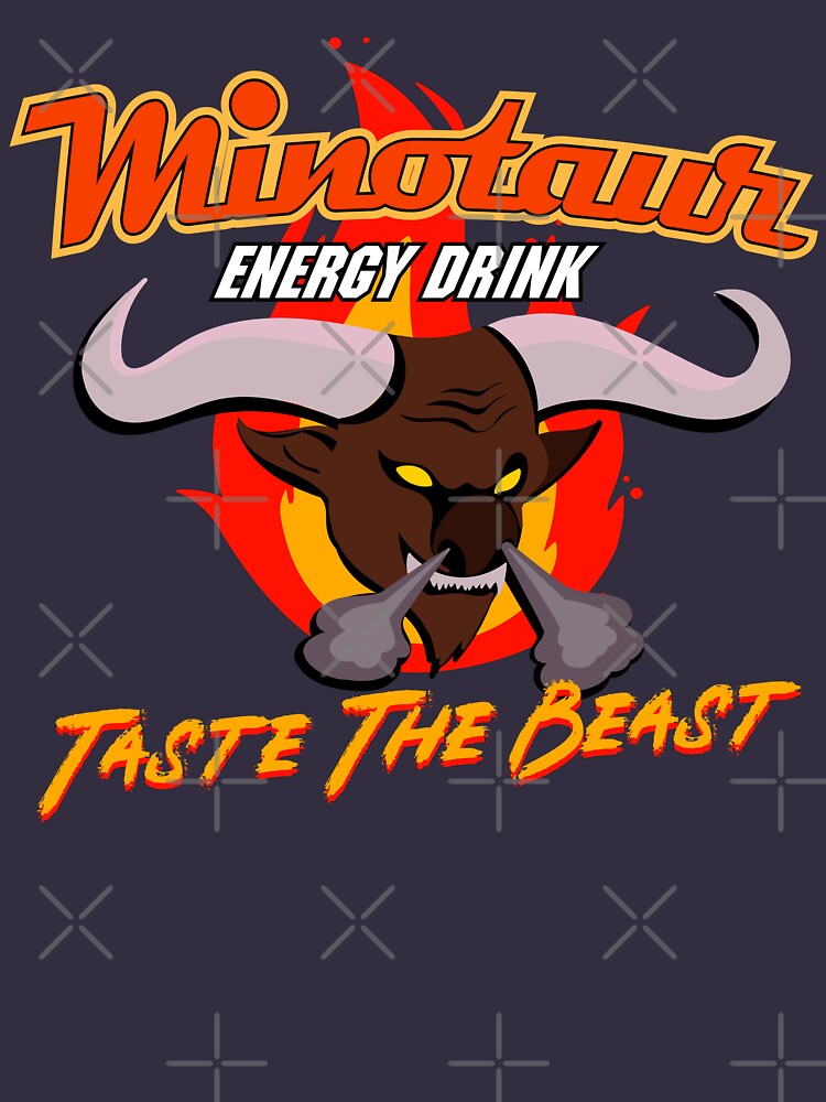"Minotaur Energy Drinks - Taste the Beast" T-shirt for Sale by McPod ...