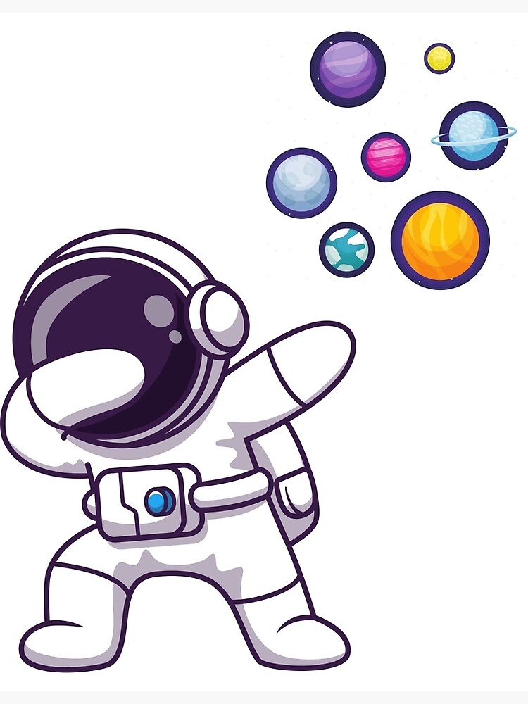 "Fِِunny Astronaut! Astronomy and Universe! Science! Back-to-school ...