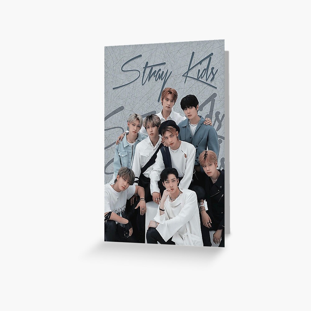 "STRAY KIDS rare poster SKZ LOGO kpop circle signatures autographs ...