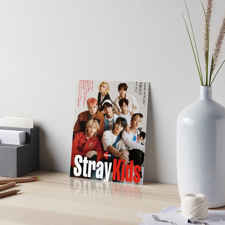 Lámina rígida «STRAY KIDS cartel raro SKZ LOGO kpop círculo firmas ...