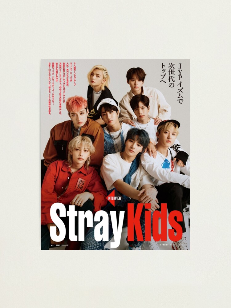 Lámina fotográfica «STRAY KIDS cartel raro SKZ LOGO kpop círculo firmas ...