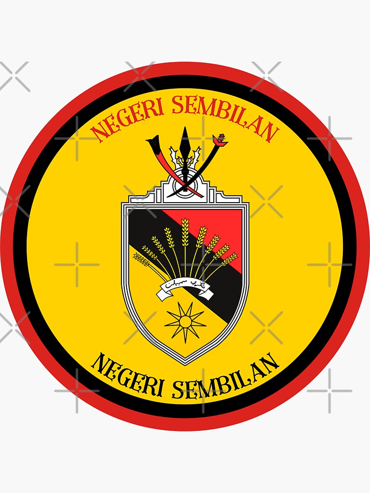 "Malaysian State of Negeri Sembilan" Sticker for Sale by FedSherDesign ...