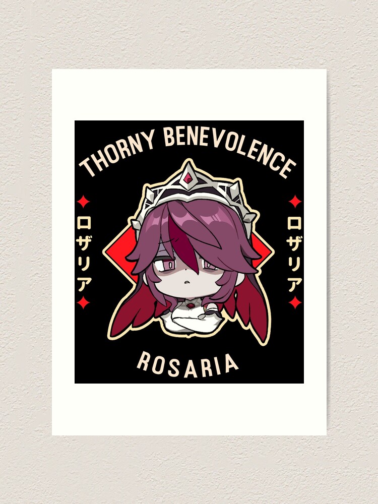 "Rosaria Chibi - Genshin Impact Chibi Style" Art Print for Sale by B ...