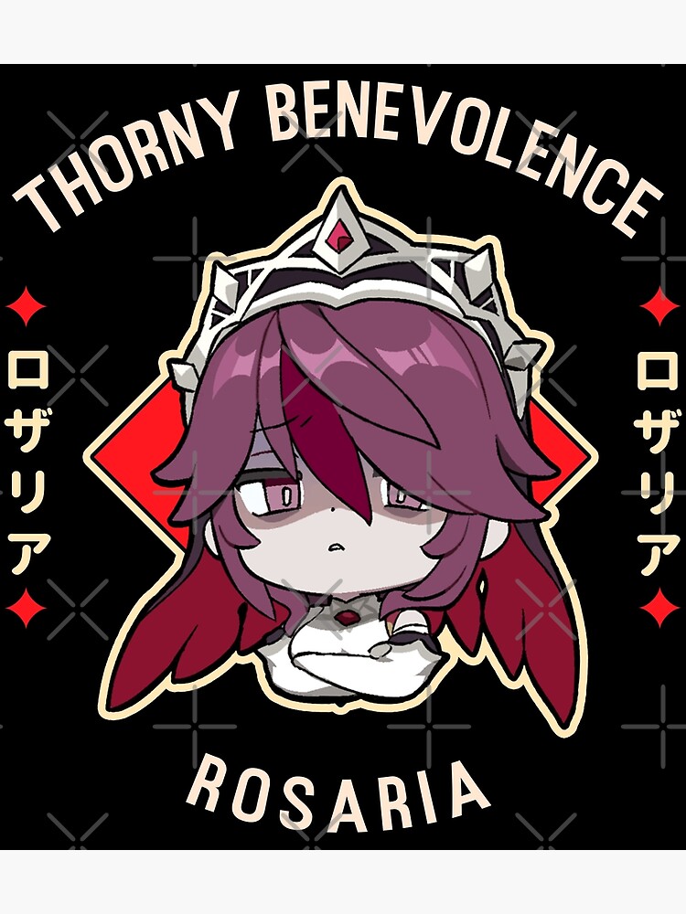 "Rosaria Chibi - Genshin Impact Chibi Style" Art Print for Sale by B ...