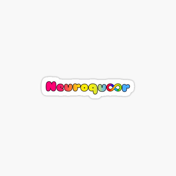 "Neuroqueer pan flag infinity neurodivergent autistic pride" Sticker ...