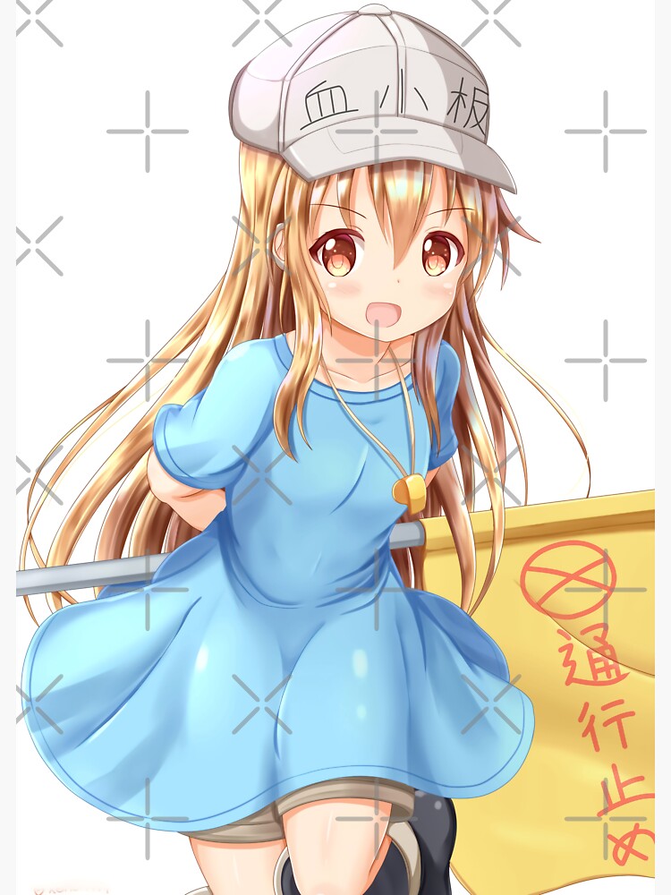 "Platelet Cells At Work Artwork For Otaku" Sticker for Sale by ...