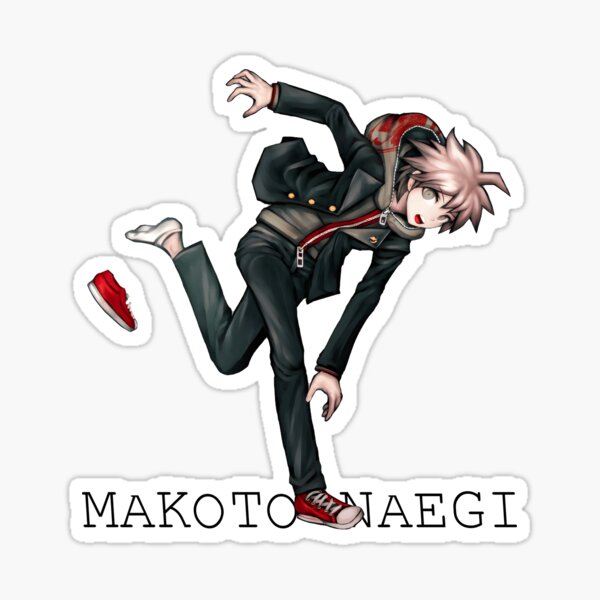 "Makoto Naegi meme" Sticker for Sale by NataschaHarms | Redbubble