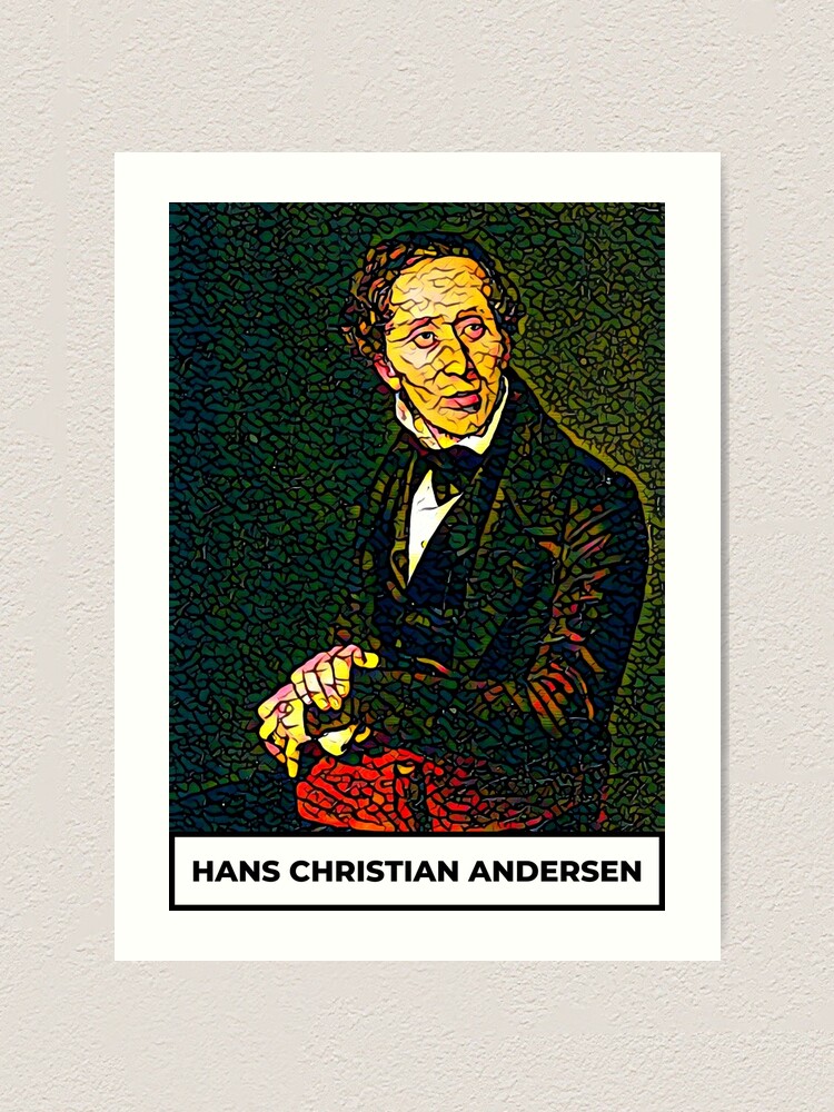 "Hans Christian Andersen Art | Hans Christian Andersen Portrait | Hans ...