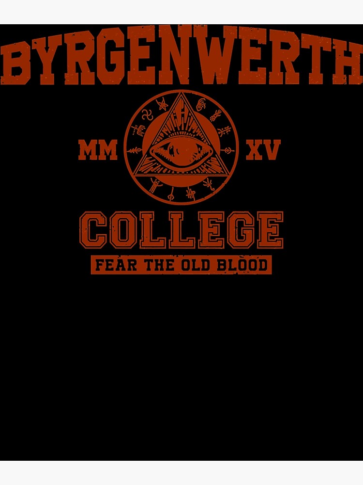 "Byrgenwerth College" Poster for Sale by bernasolis | Redbubble