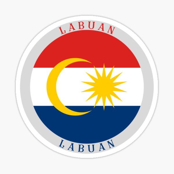 "Malaysian Territory of Labuan" Sticker for Sale by FedSherDesign ...