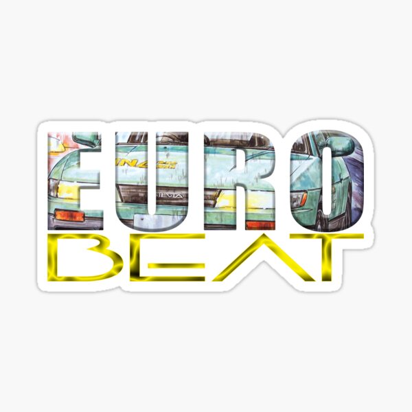 "S13- EUROBEAT" Sticker for Sale by dsgcreations | Redbubble