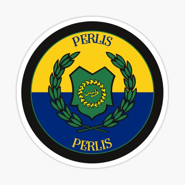 "Malaysian State of Perlis" Sticker for Sale by FedSherDesign | Redbubble