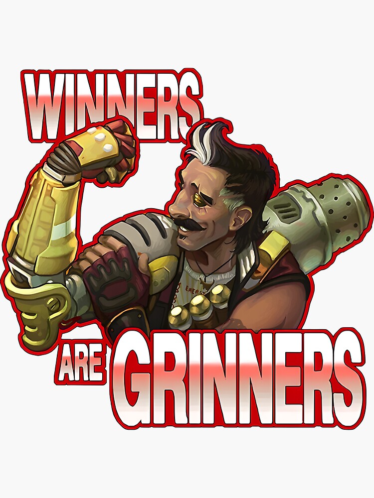 "A-pex Legends Fuse Winners Are Grinners" Sticker for Sale by ...