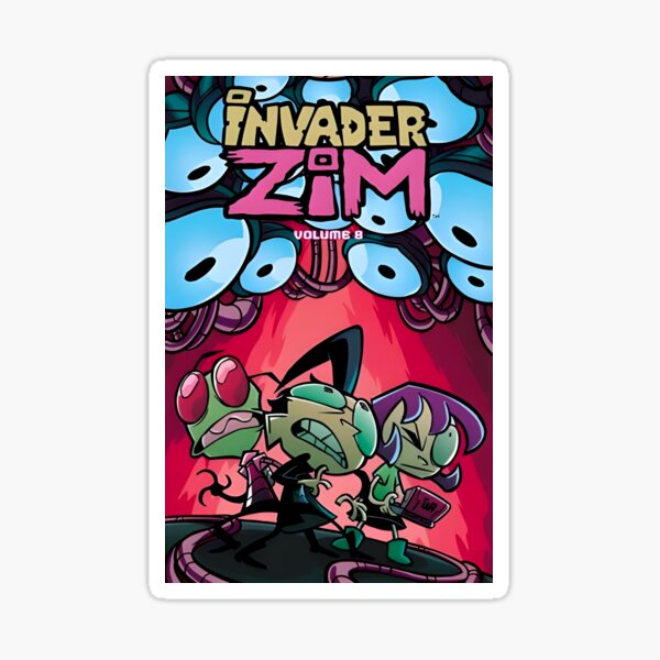 "Invader ZIM Vol. 8" Sticker for Sale by KurtChrist | Redbubble