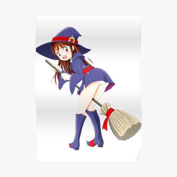 "Atsuko Kagari Little Witch Academia Fine Art Anime" Poster for Sale by ...
