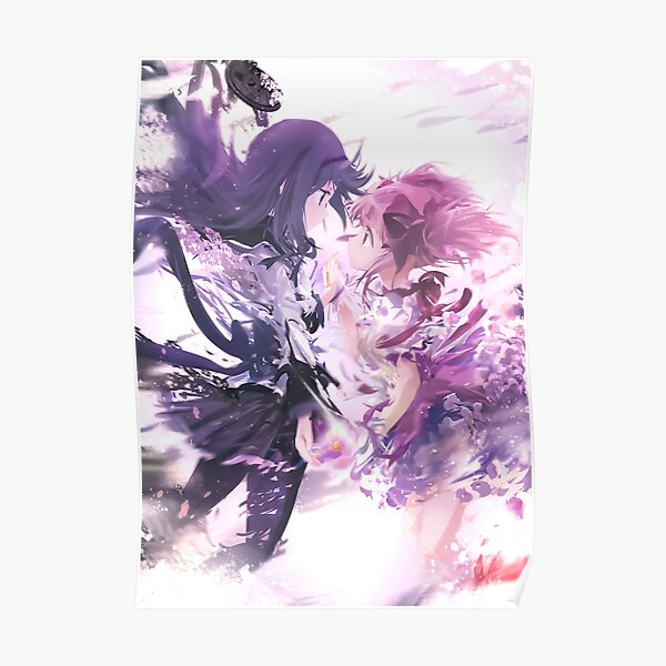 "Homura Akemi Magia Record Anime Waifu" Poster for Sale by RalphJaystin ...