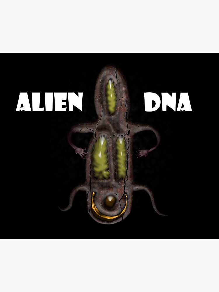 "Alien_DNA" Sticker for Sale by LookhereNow | Redbubble