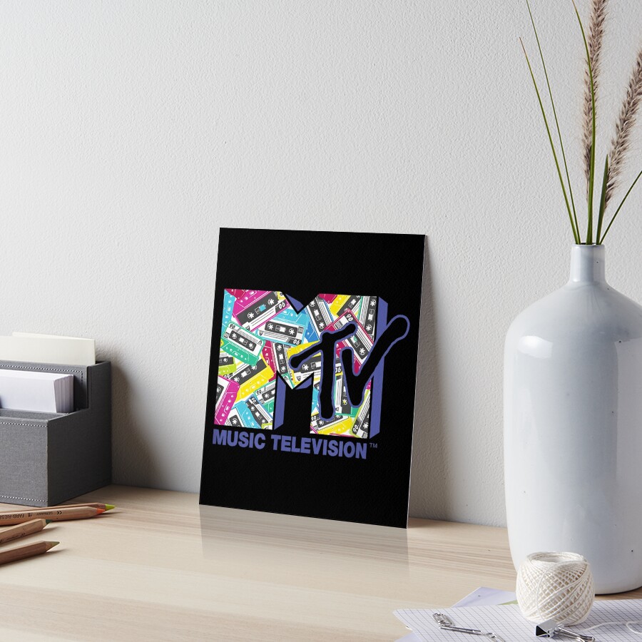 "MTV Logo With Retro 80s Tapes" Poster for Sale by MatildaChapman ...