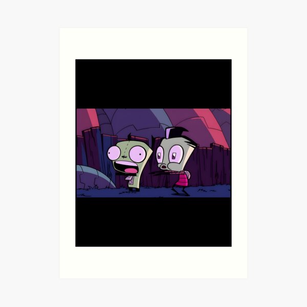 "Why It's Time to do a Invader Zim Reboot on Television" Art Print for ...