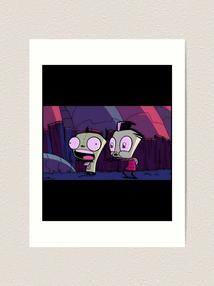"Why It's Time to do a Invader Zim Reboot on Television" Art Print for ...