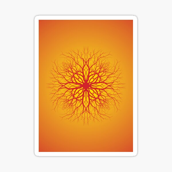 "Abstract tree root" Sticker for Sale by Nanika-akimoto | Redbubble