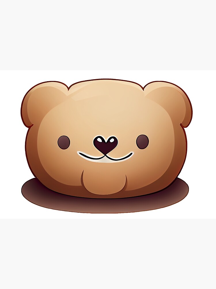 "teddy bear emoji emoticon - Created by Artificial Intelligence" Poster ...