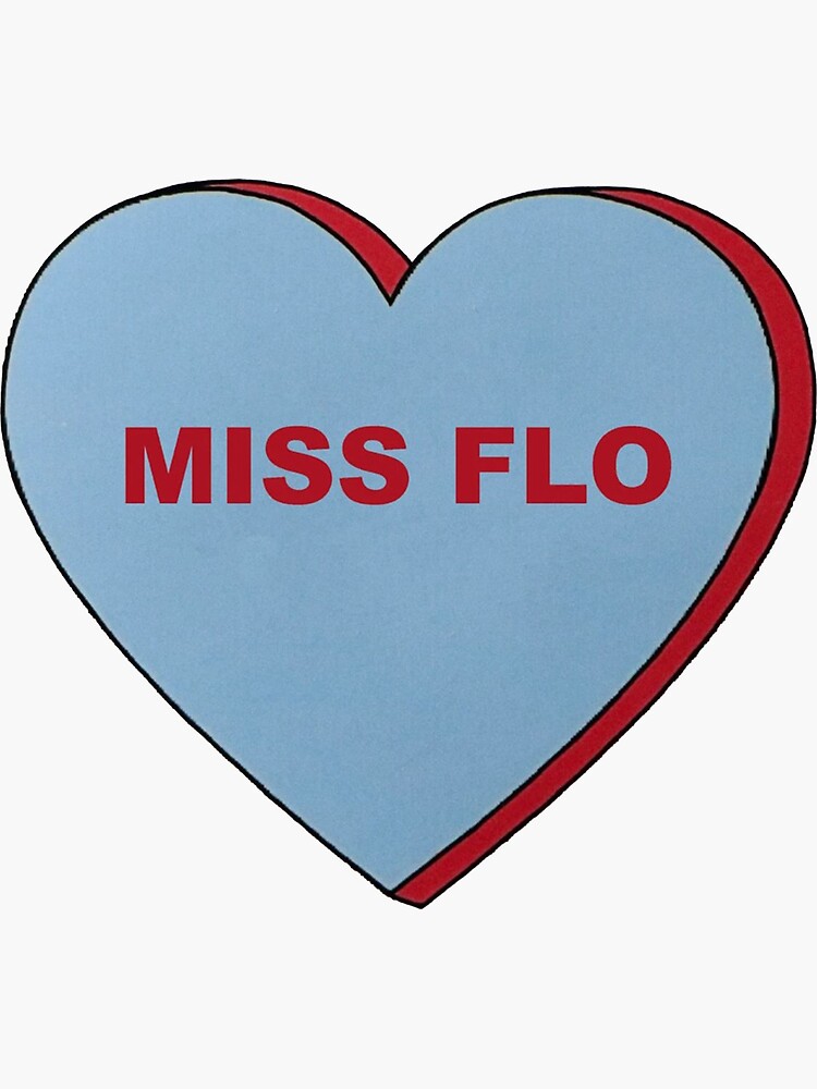 "Miss Flo Florence Pugh Blue Candy" Sticker for Sale by RudyHernandez ...