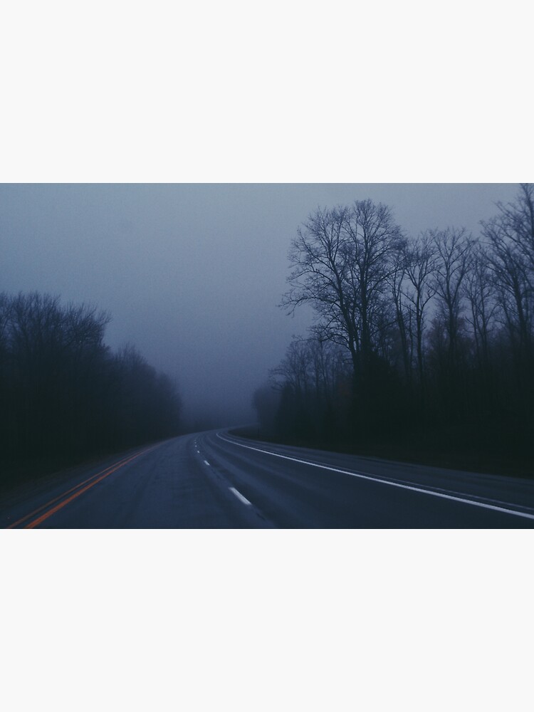 "Haunted Roads " Sticker for Sale by showmedarkness | Redbubble