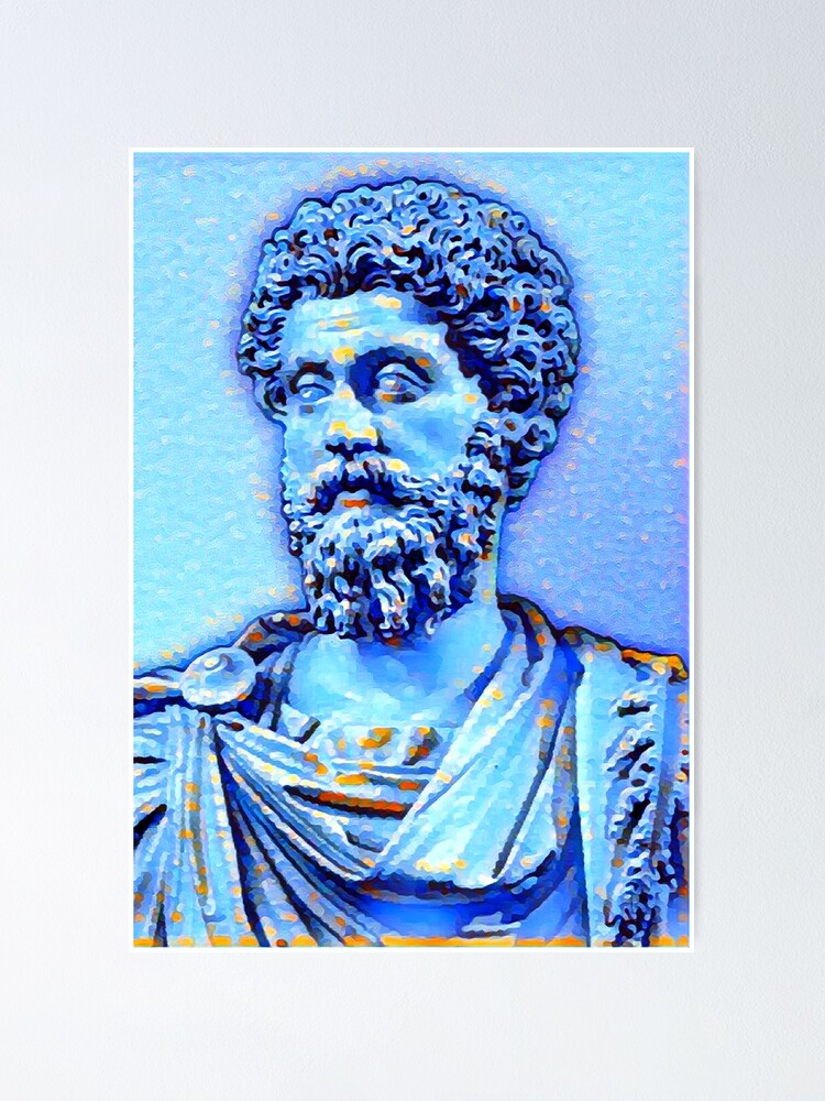 Póster «Obra de Marco Aurelio | Retrato de Marco Aurelio | Arte de la pared de Marco Aurelio» de ...