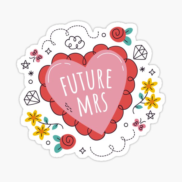 "Future MRS" Sticker for Sale by topolian | Redbubble
