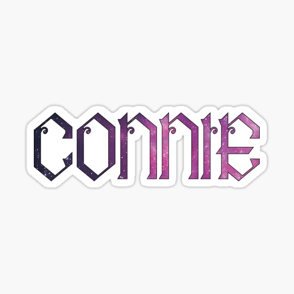 "CONNIE Name I - My name is CONNIE - typography name - Galaxy Vibe ...