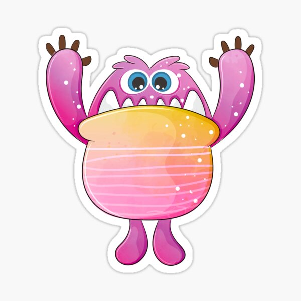 "So lovely, monster hands up" Sticker for Sale by SholtzDesign | Redbubble