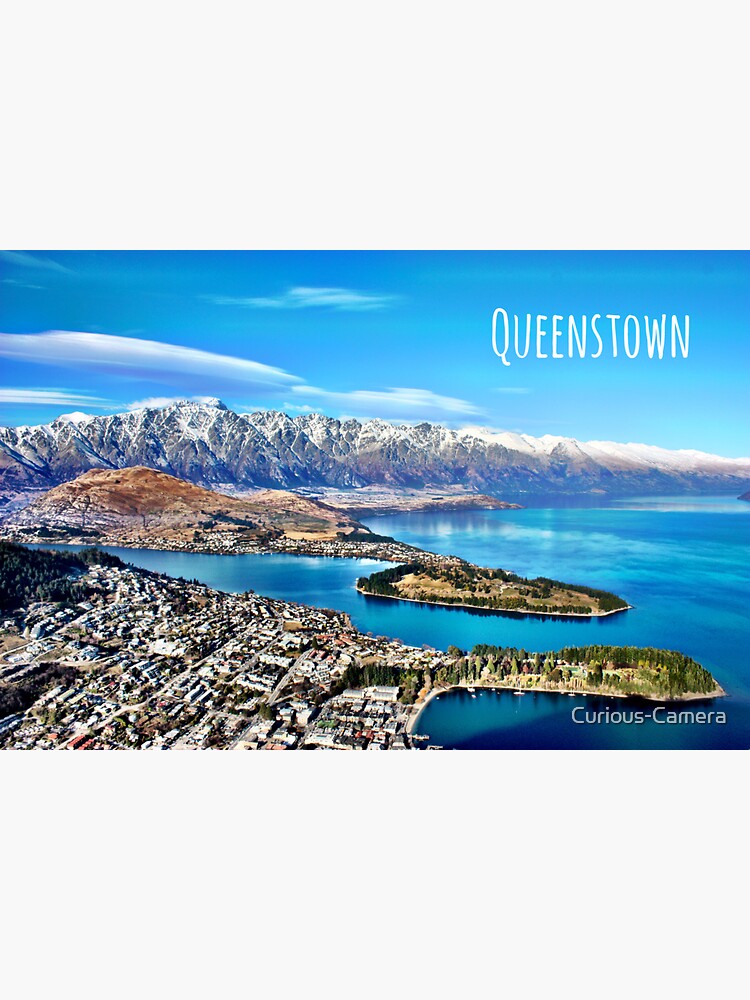 "Queenstown" Sticker for Sale by Curious-Camera | Redbubble