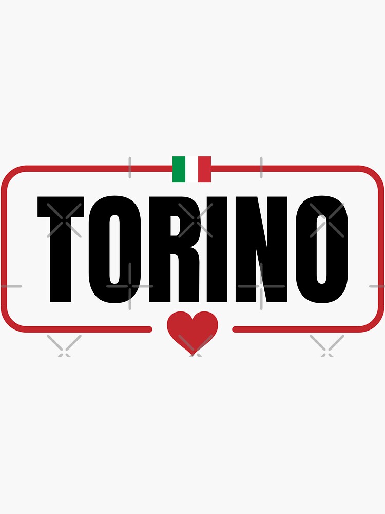 "Love Turin" Sticker for Sale by Vokka76 | Redbubble