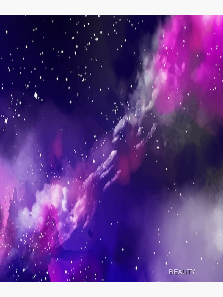 " Cool purple nebula galaxy outer space Universe" Sticker for Sale by ...