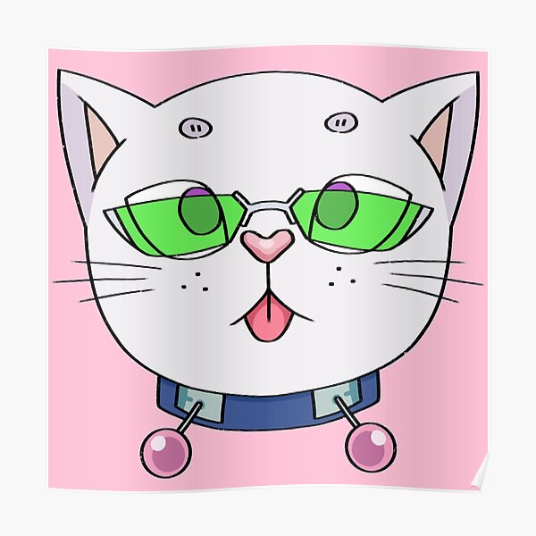 "saiki k cat" Poster for Sale by gummieturtle | Redbubble