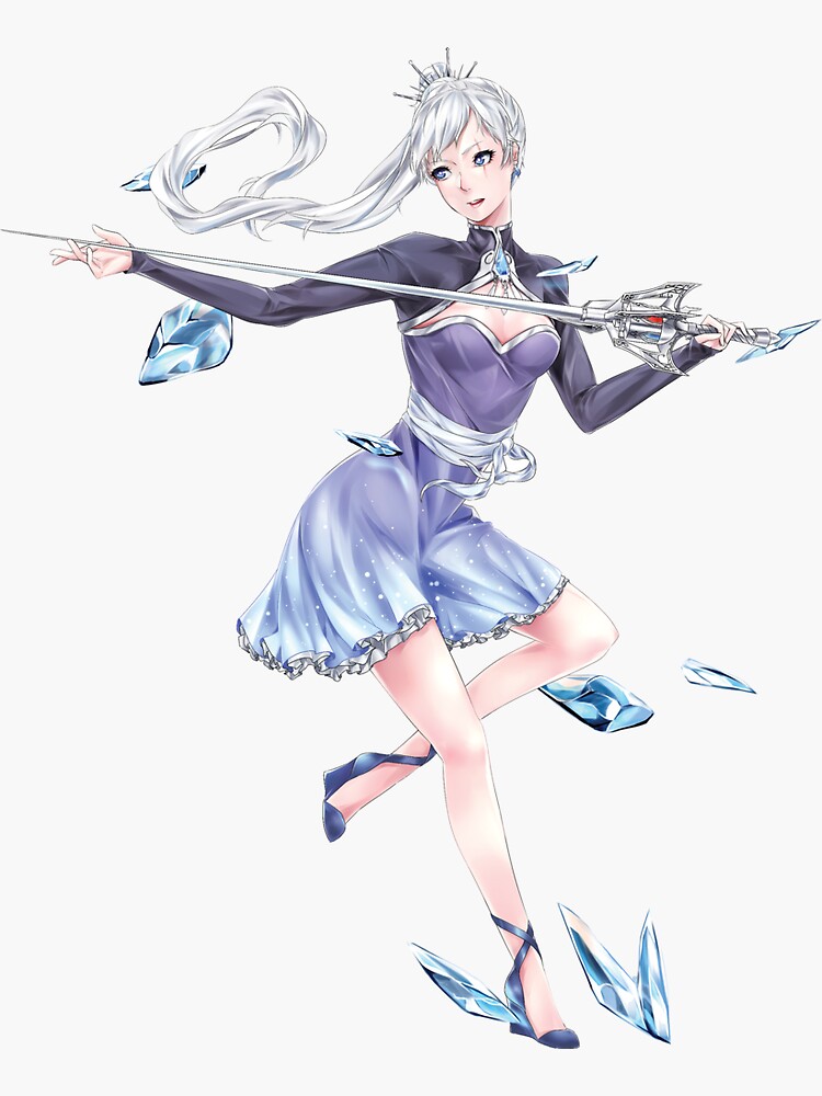 "Weiss Schnee Rwby Ice Queendom" Sticker for Sale by Aghla | Redbubble