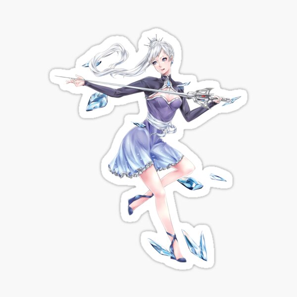 "Weiss Schnee Rwby Ice Queendom" Sticker for Sale by Aghla | Redbubble