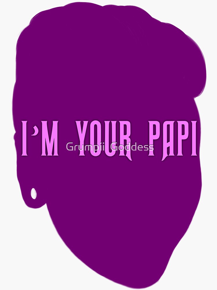 "Rhea is Papi " Sticker for Sale by grumpy-babii | Redbubble
